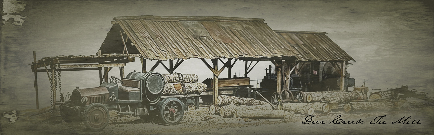 SierraWest Scale Models | Backwoods Tie Mill in HO and O Scales