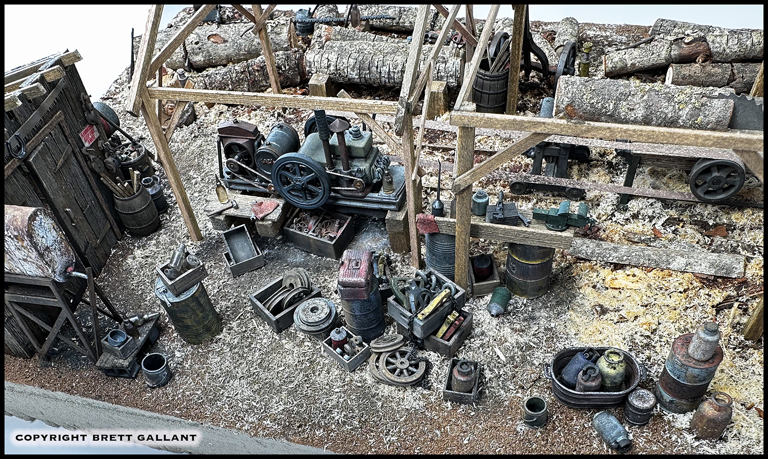 SierraWest Scale Models | Backwoods Tie Mill in HO and O Scales